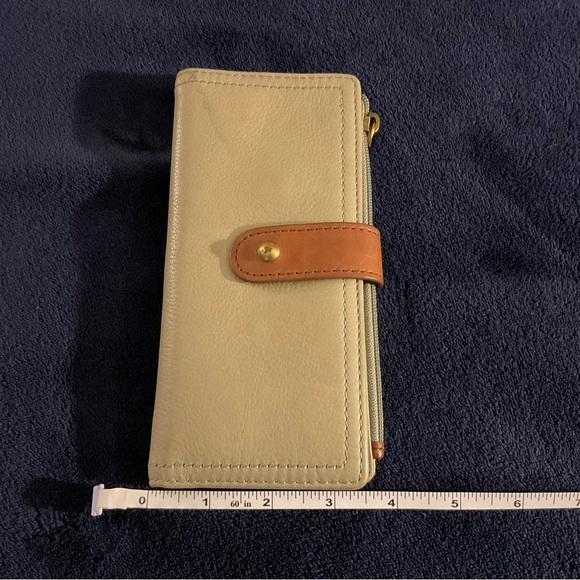 Fossil | Bags | Fossil Wallet With Brown Strap | Poshmark